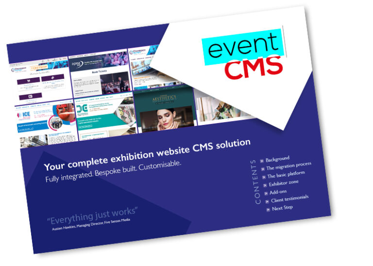 Event CMS – Your complete exhibition website CMS solution
